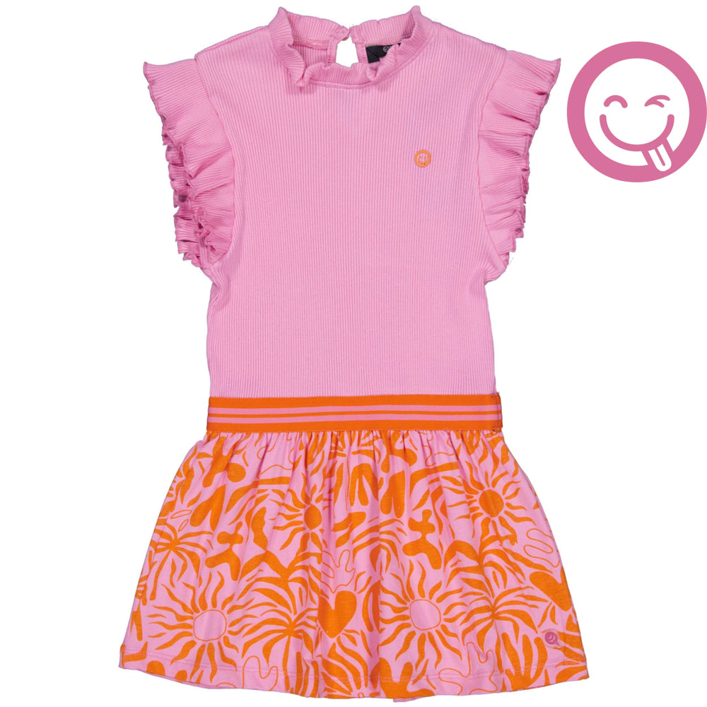 Dress AOP Pink Blush Flower QS255ZAFIRA